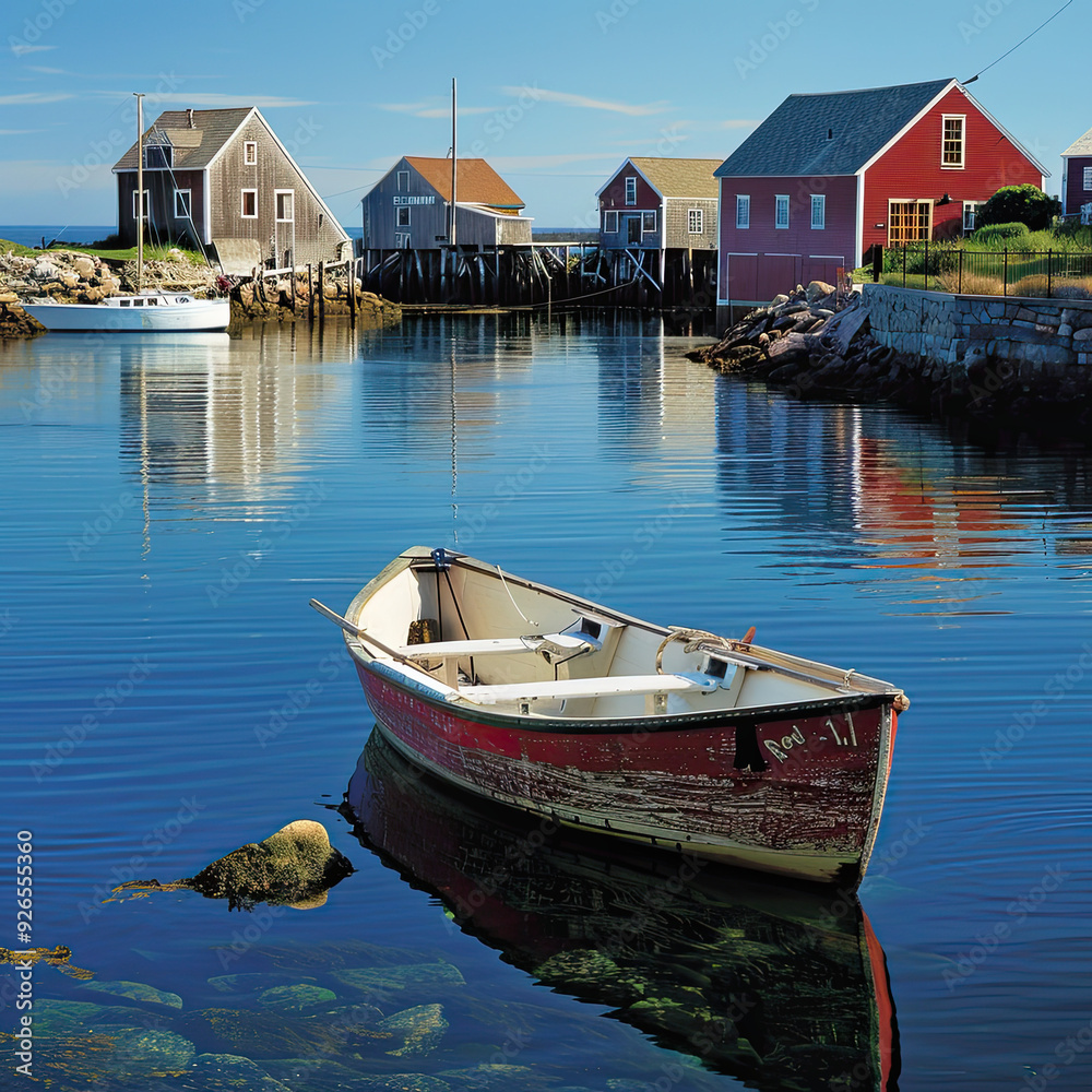 Capture the quaint charm of Rockport with its famous Motif No. 1 ...