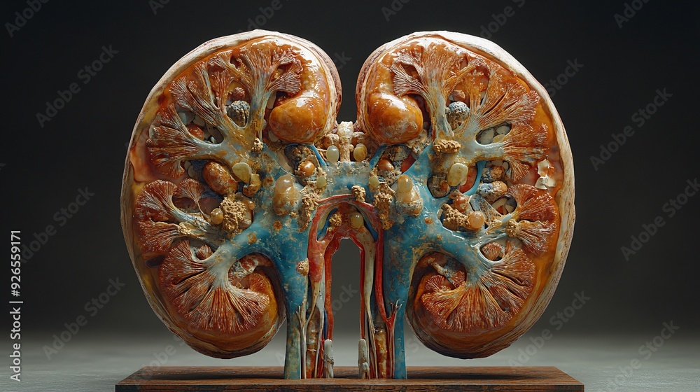 3D Human Kidney Anatomy: A comprehensive 3D model of the kidneys ...