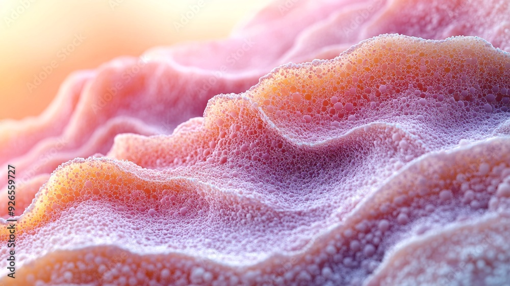 3D Human Skin Layers: A high-quality 3D rendering of the skin, showing ...