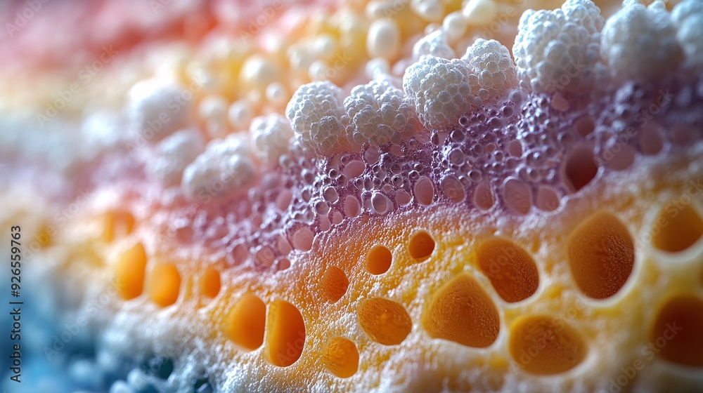 3D Human Skin Layers: A high-quality 3D rendering of the skin, showing ...