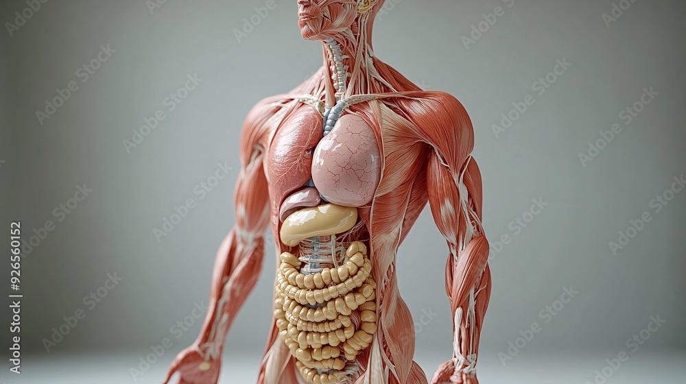 3D Human Abdominal Organs Anatomy: A comprehensive 3D model of the ...