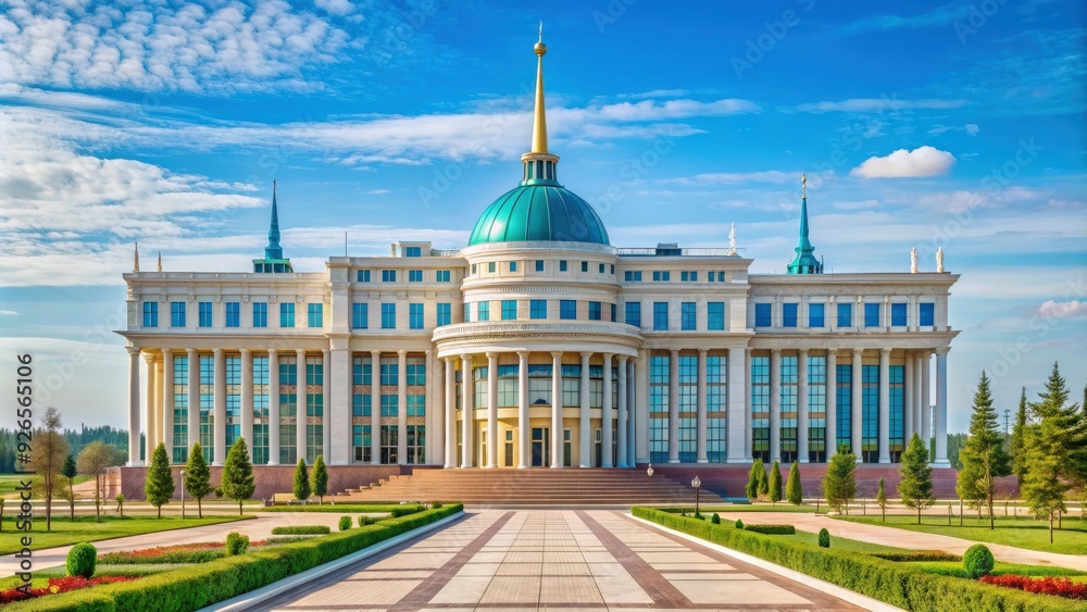 Official residence of the President of Kazakhstan, Akorda Palace in Nur ...