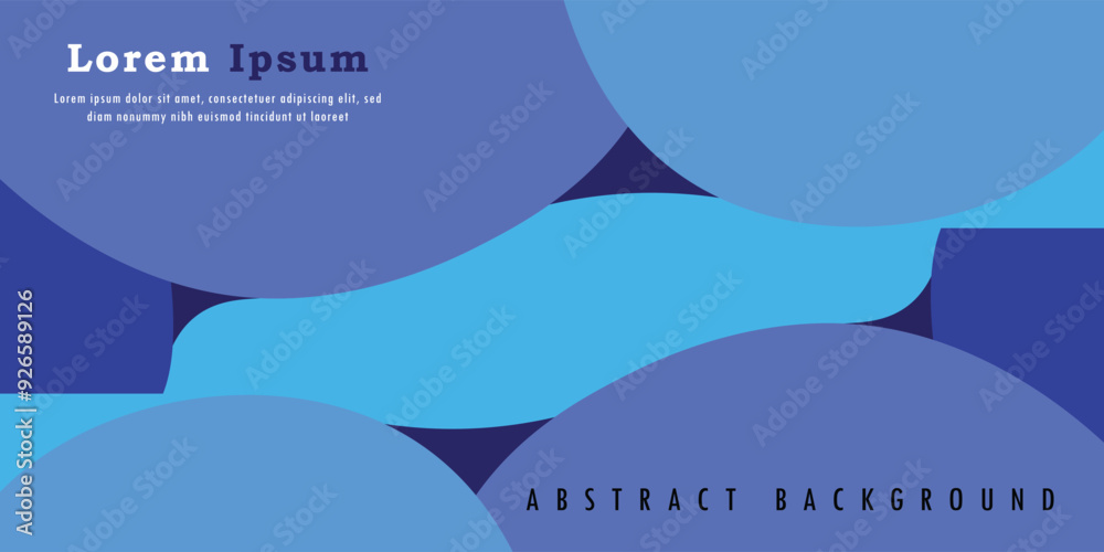 Abstract blue colur modern banner background. Creative and eye catching ...