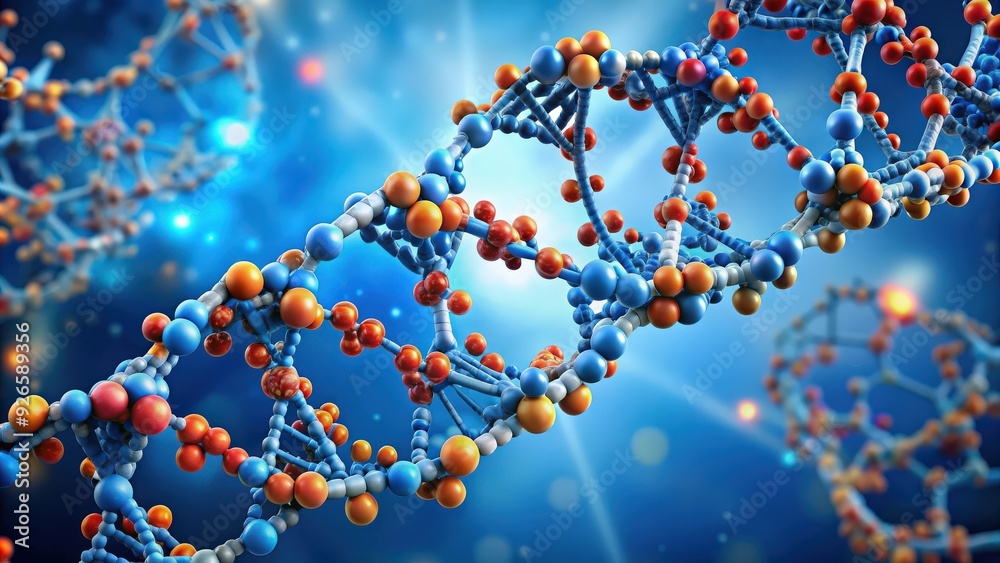 ภาพประกอบสต็อก of molecular structure showing oxidative DNA damage ...