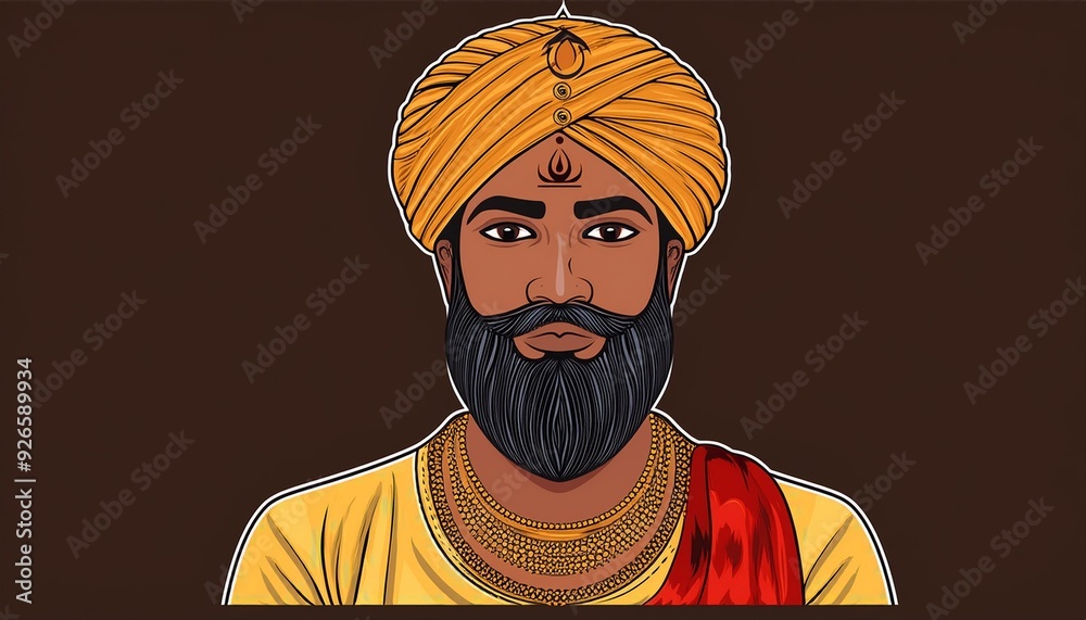 Male culture hindu tradition beard hinduism indian portrait men ...