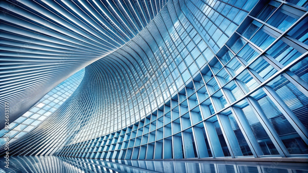 Abstract background architecture lines with modern architectural ...