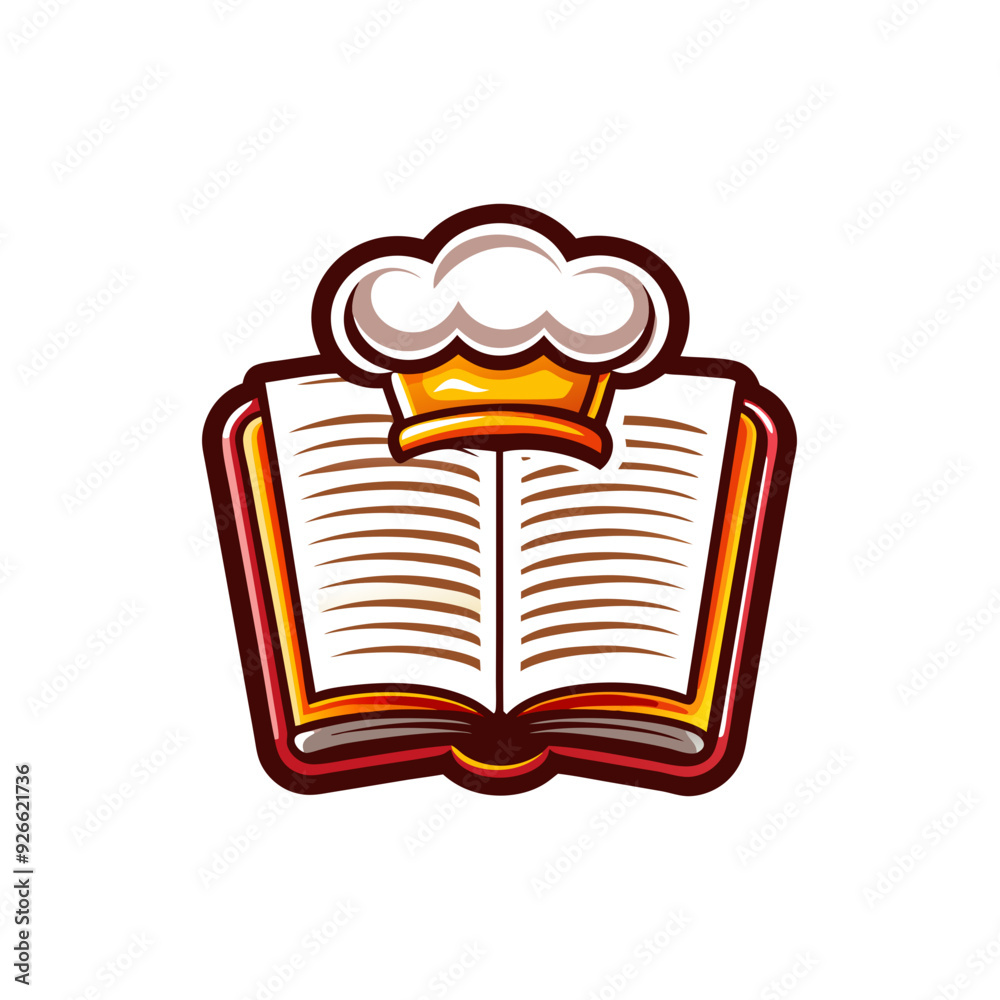 Vector design of a food magazine layout featuring vibrant colors and ...