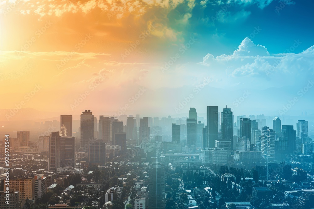 Impact of Pollution and Clean Air on City Skyline - Digital ...