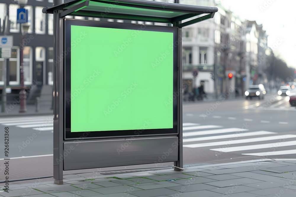 professional Green Screen Chroma Key Marketing Advertisement Billboard ...