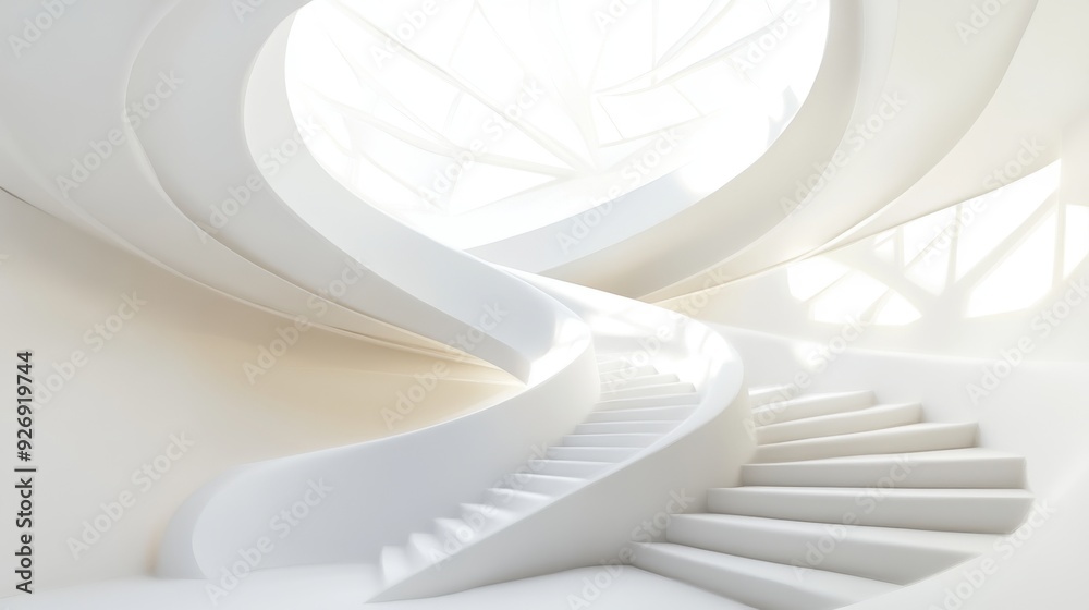 Cycle of Life - 3D Illustration of Spiral Staircase with Stages of Life ...