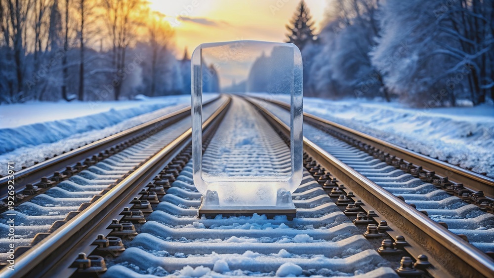 ICE 4 railway cutout shadow on tracks , InterCity Express, Deutsche ...