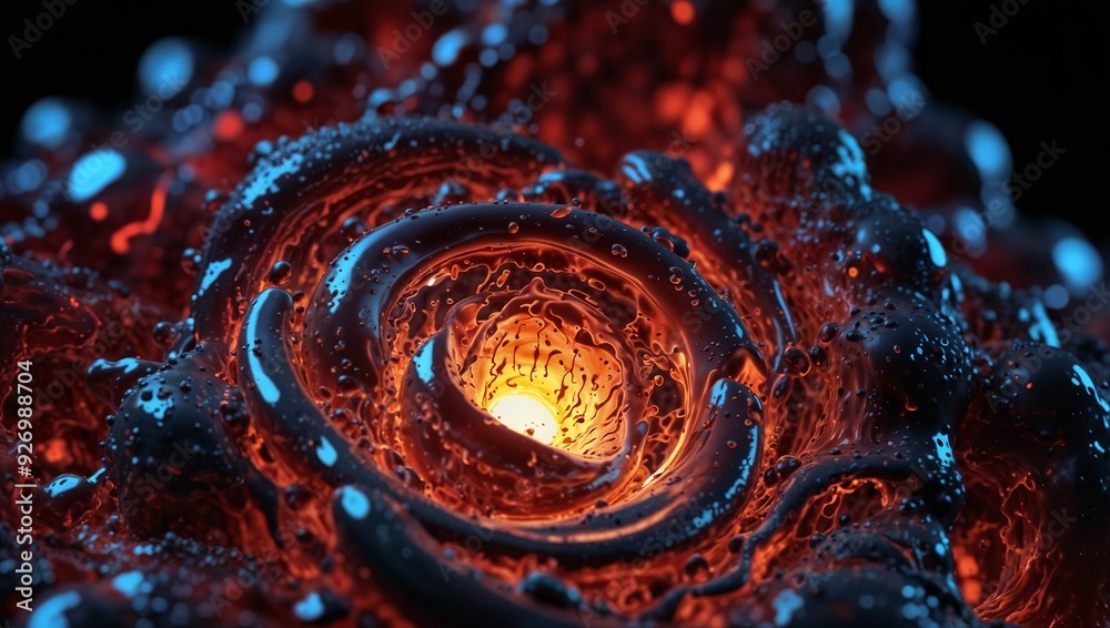 Virus particles, which are microscopic germs that can cause various ...