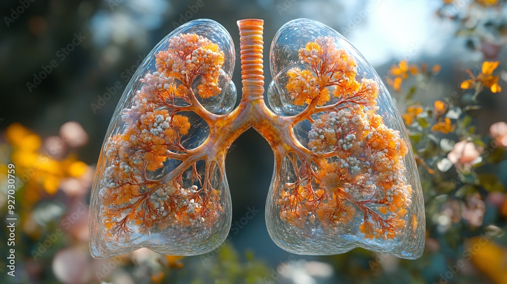 3D Lungs with Tracheobronchial Tree: A realistic rendering of the ...