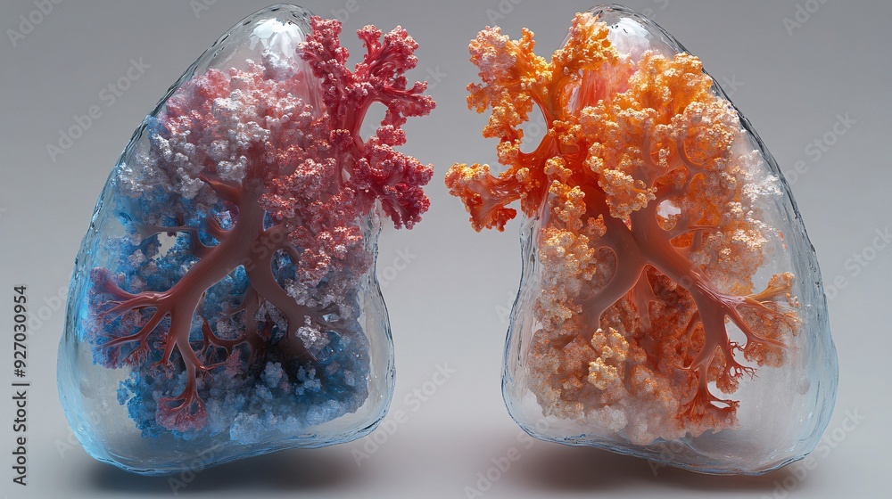 3D Lungs with Respiratory Distress Syndrome: A high-quality depiction ...