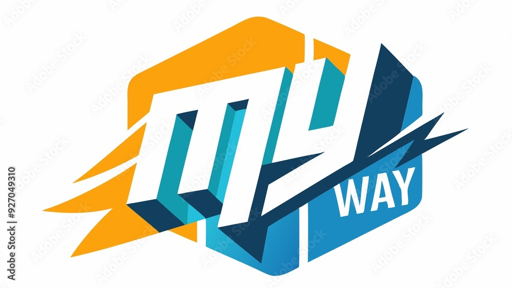 a logo with the words "MY WAY" in a stylized font. The word "MY" is ...