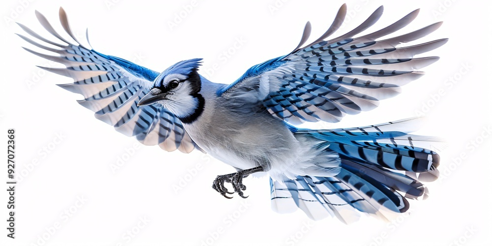 The azure jay, cyanocitta cristata, is a songbird in the crow family ...