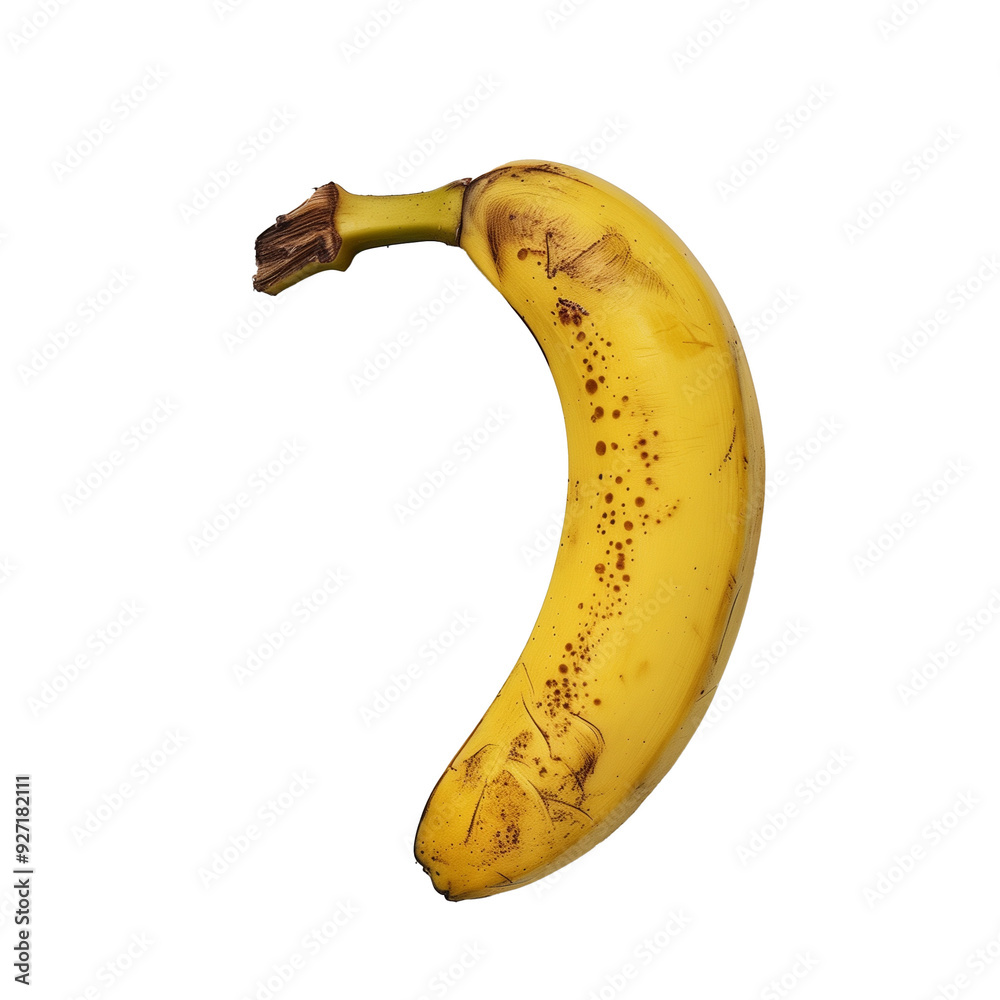Banana, isolated, transparent background, png Stock Photo | Adobe Stock
