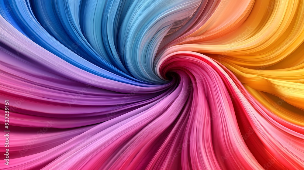 68. "A dynamic 3D background with swirling, geometric patterns and a ...