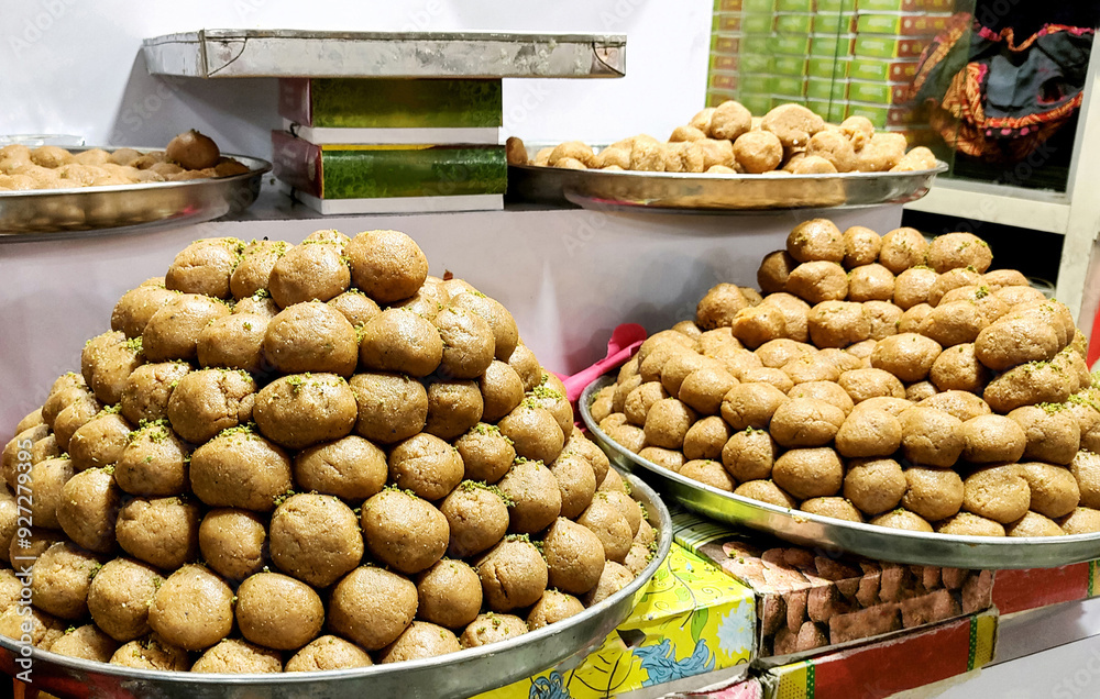 Shop selling sweets made by Milk, traditional sweets shop selling ...