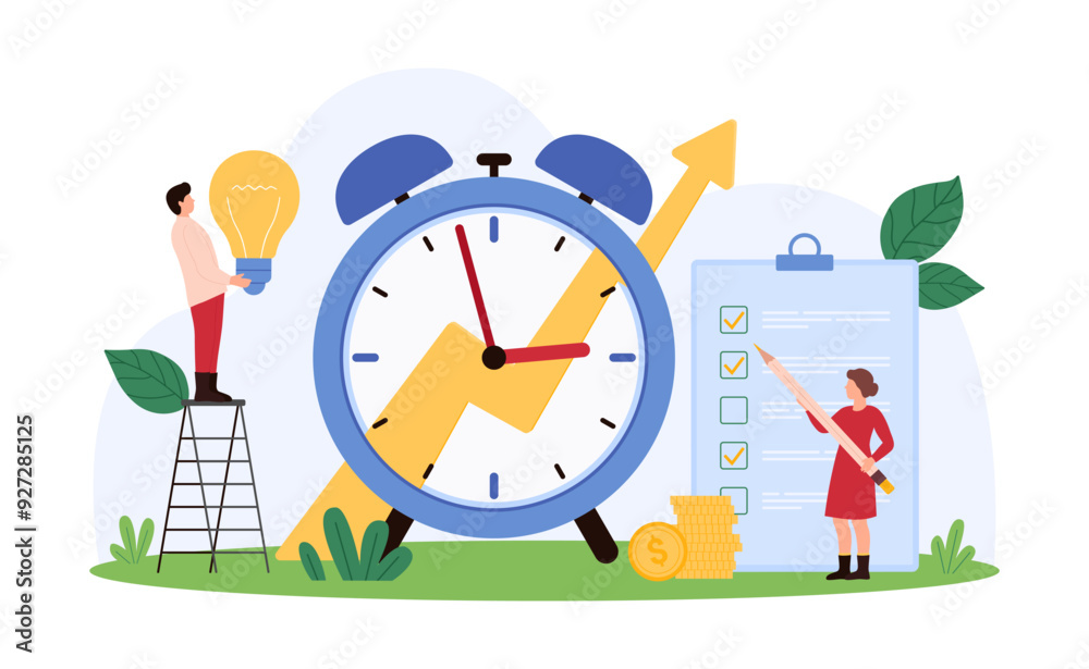 Efficiency of business project, growth of economy graph arrow in ...