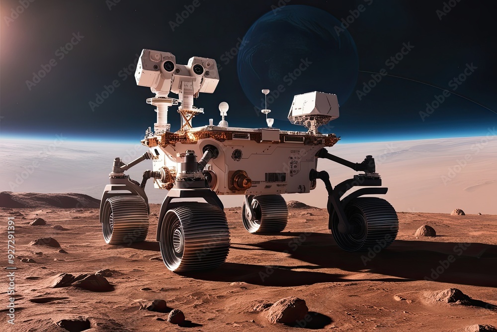 Stunning 3D Visualization of Alien Rover in Earth's Orbit Exceptional ...