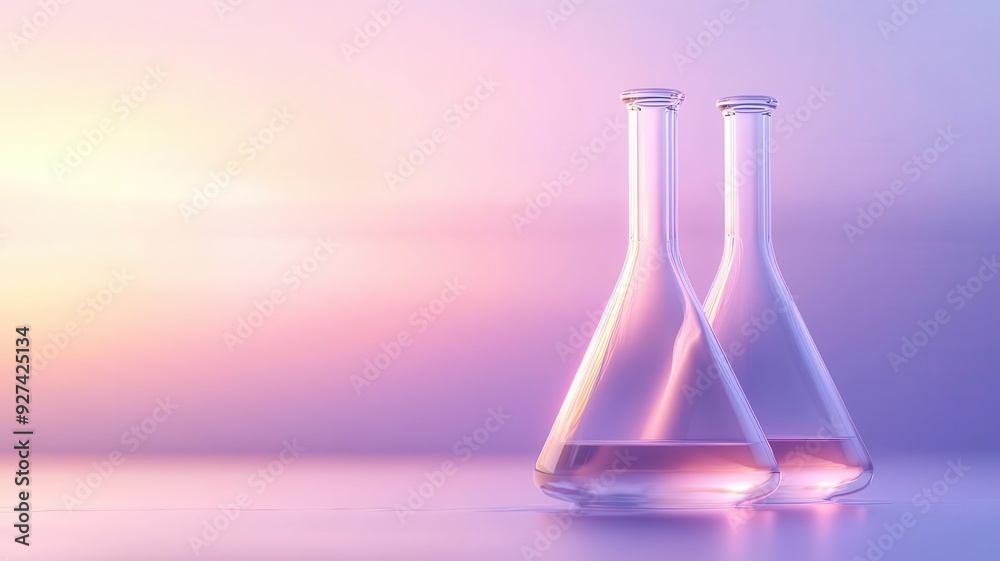 Lab setup with inorganic acids and bases, chemical substance ...