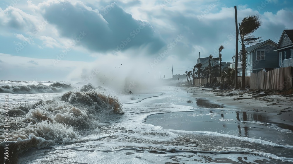 Explore the impact of coastal storms on beaches. How do hurricanes ...