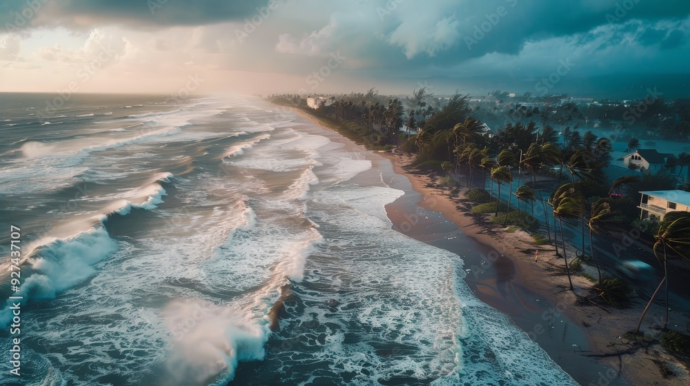 Explore the impact of coastal storms on beaches. How do hurricanes ...