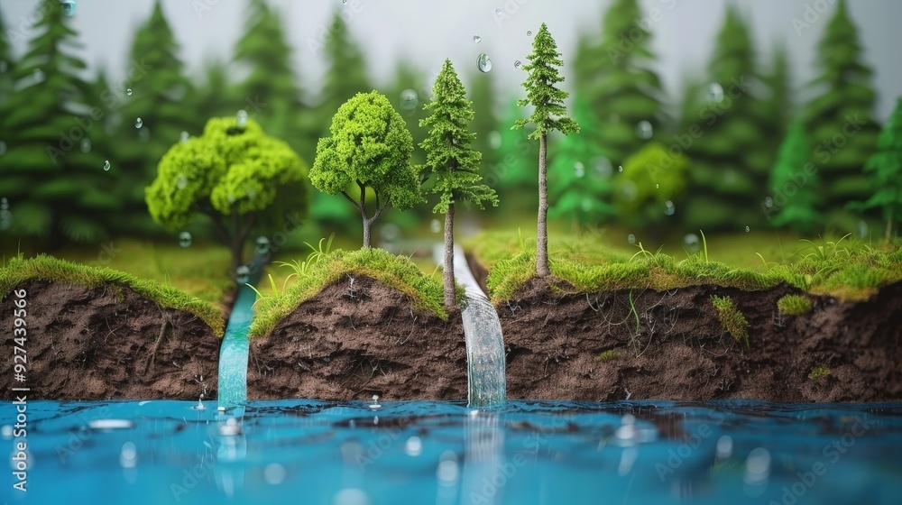 How do forests influence the water cycle, and what impact do they have ...