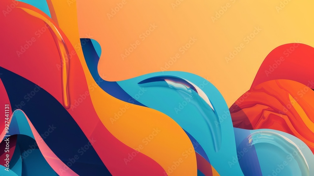 Explore the use of bold and contrasting colors in banner design. How ...