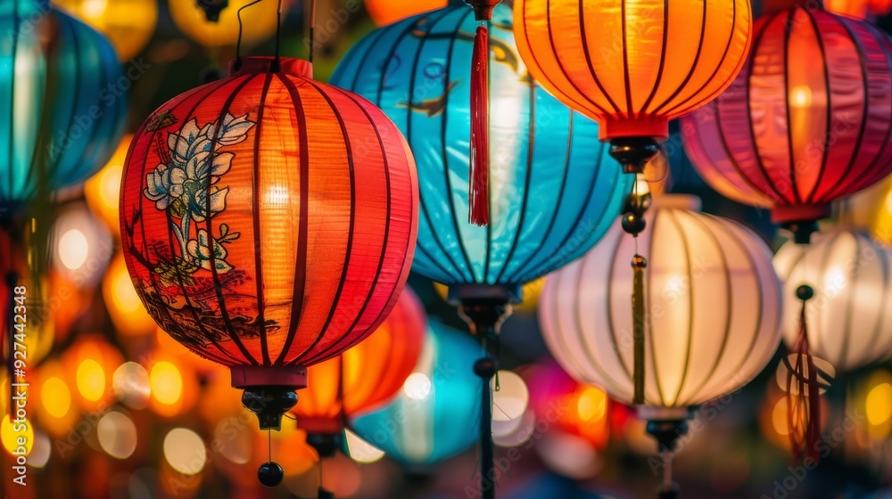 Explore the cultural significance of paper lanterns. How are these decorative items used in ...