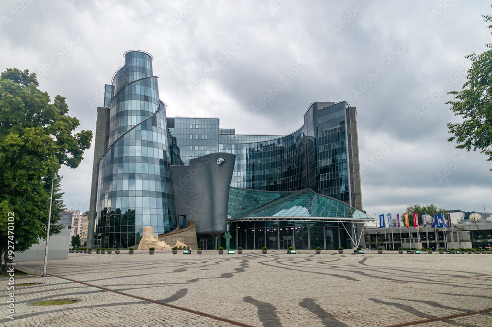 Warsaw, Poland - June 22, 2024: Telewizja Polska TVP builiding at Jan ...