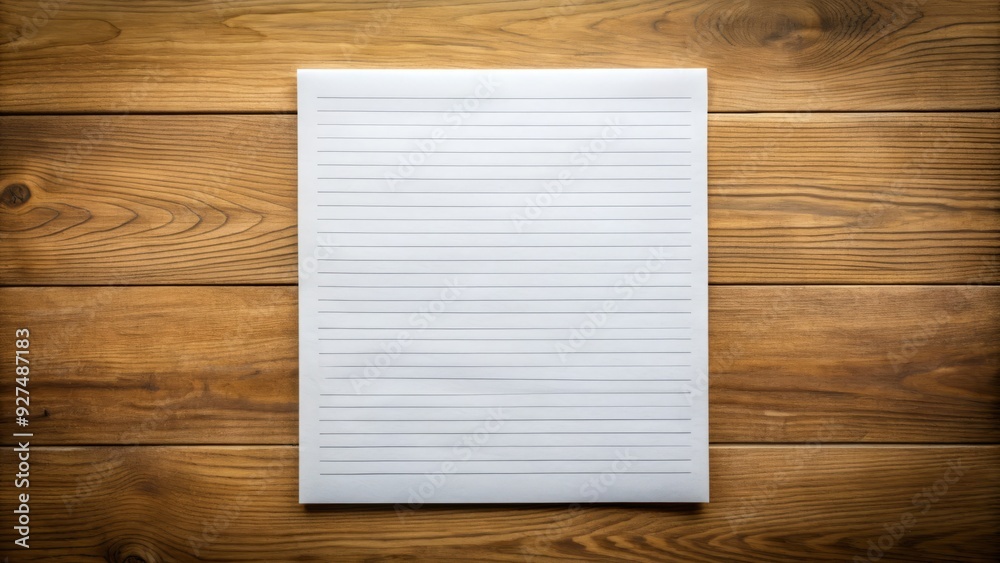 Blank white letter paper with a formal business template layout ...