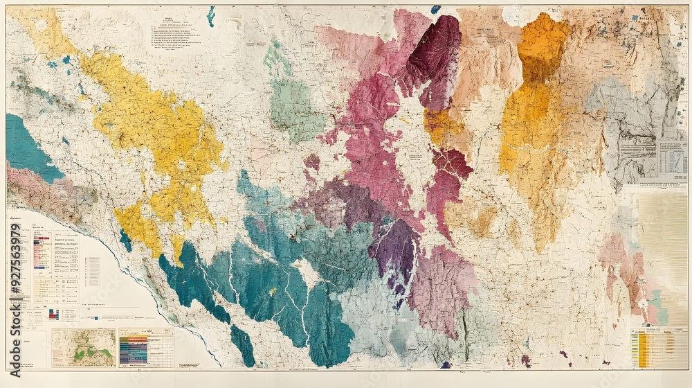 Earthquake Risk Map with Color Coded Hazard Levels and Informative ...