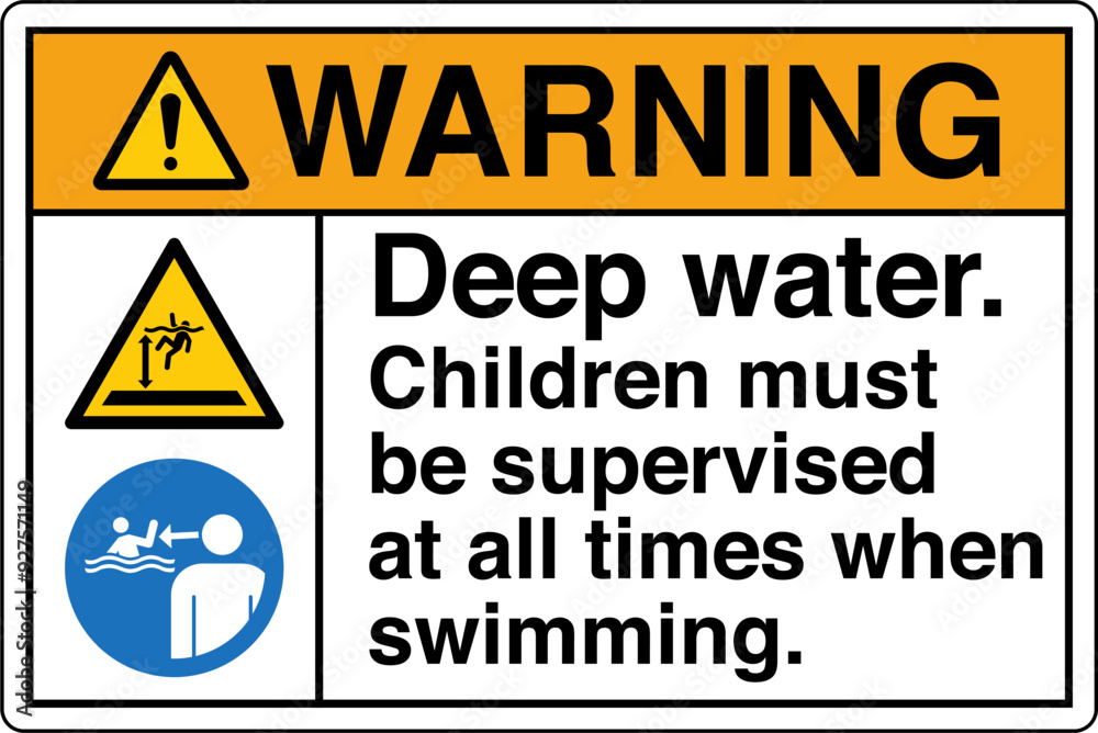 ANSI Z535 Safety Sign Marking Label Two Symbol Pictogram Standards ...