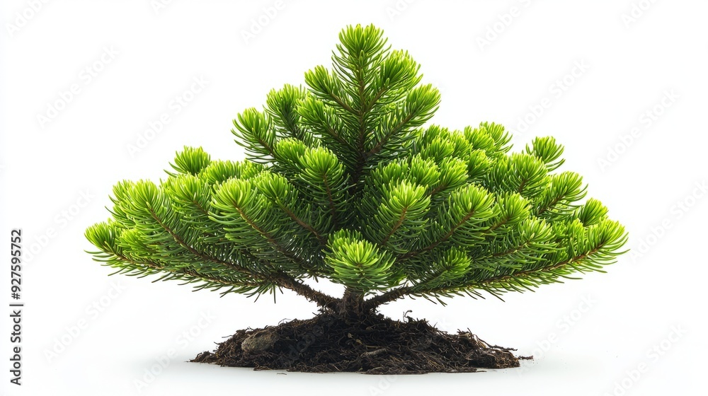A high-resolution image of a rare Monkey Puzzle Tree (Araucaria ...