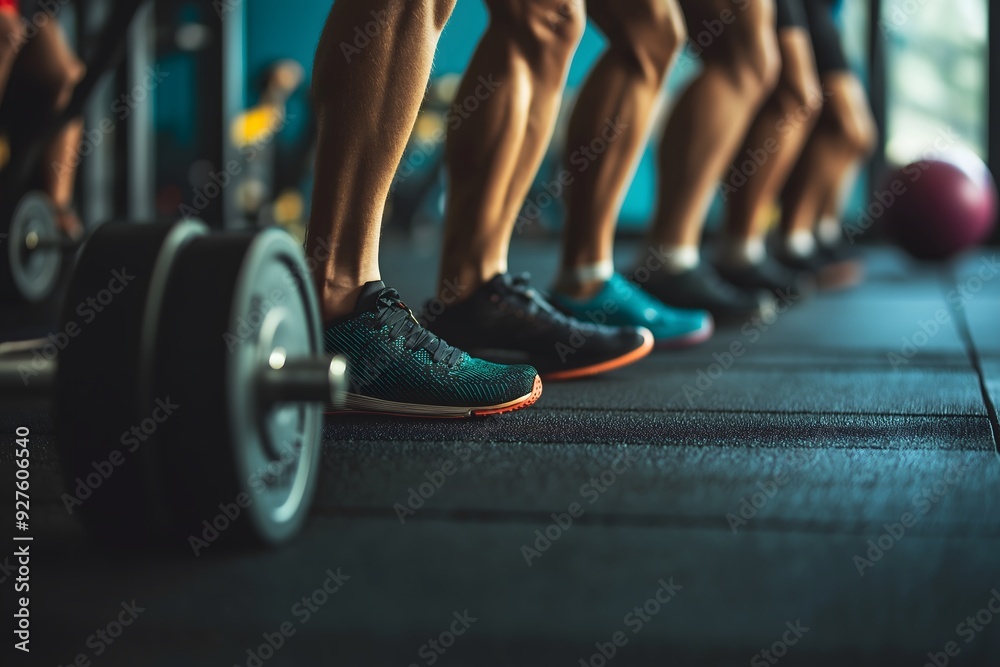The Strength of Many: A powerful image of a group of athletes, their ...