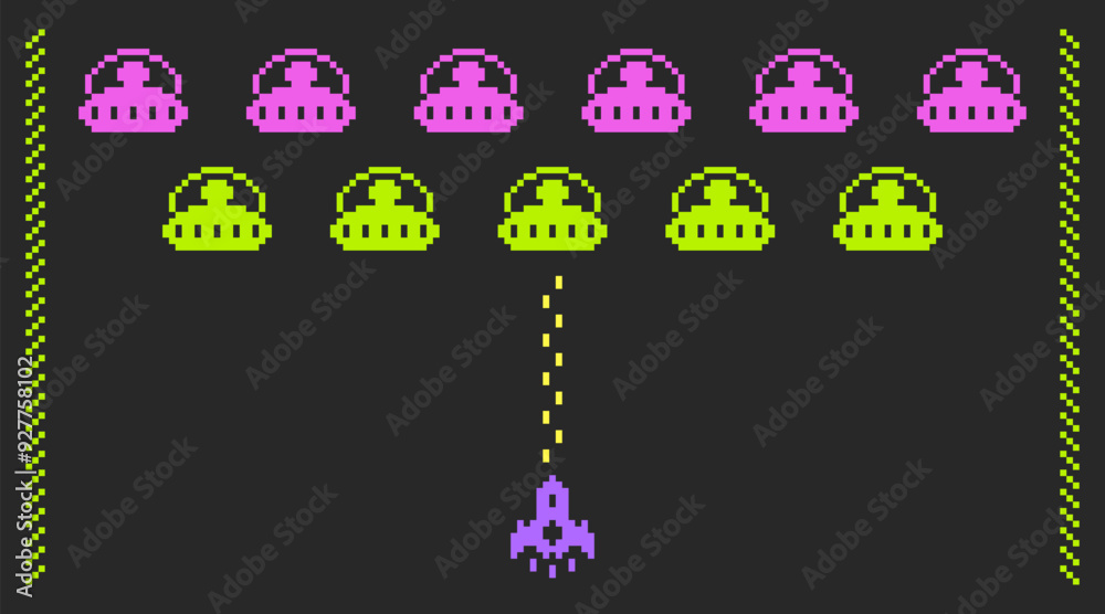 Space Invaders Vector Symbols