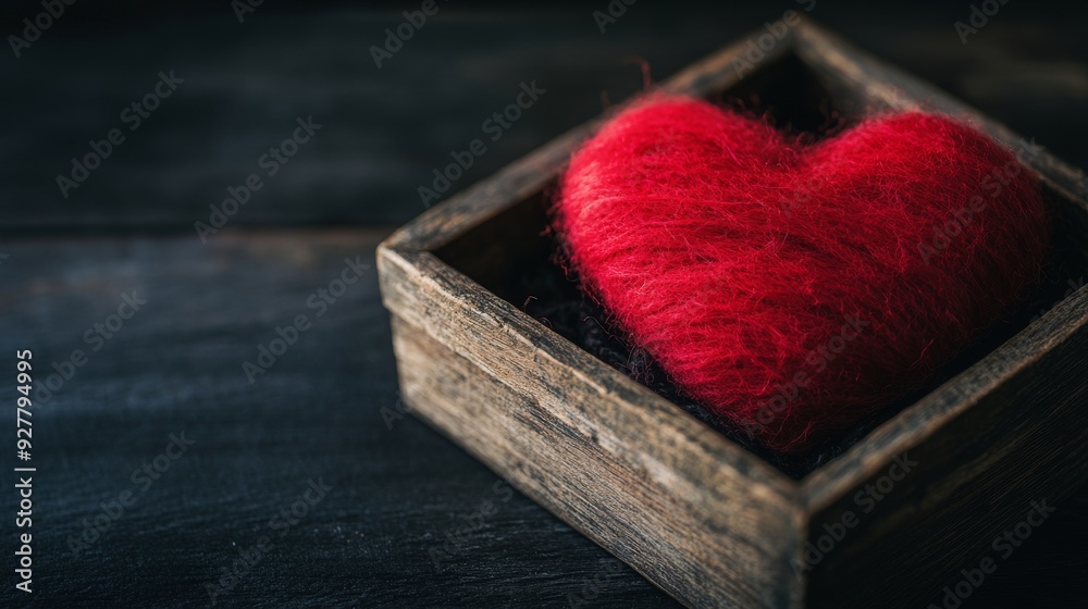 This concept image depicts the idea of love traps as a heart caught in ...