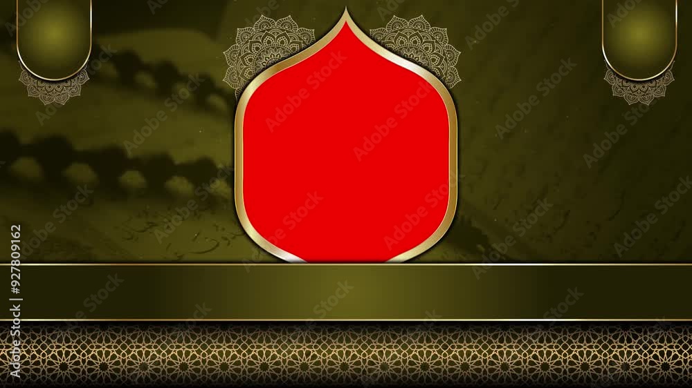 animated luxury islamic Arabic background , muslim design video ...