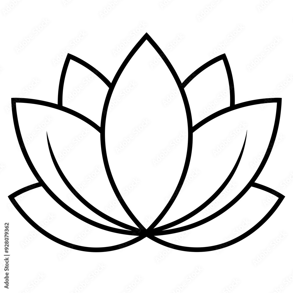 lotus flower vector illustration, Flowers vector art, lotus flower ...