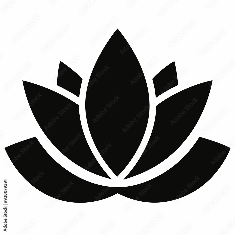 lotus flower vector illustration, Flowers vector art, lotus flower ...