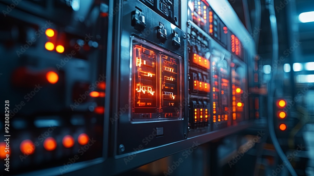 Inside the Electrical Panel: Ensuring Safety and Efficiency Stock ...