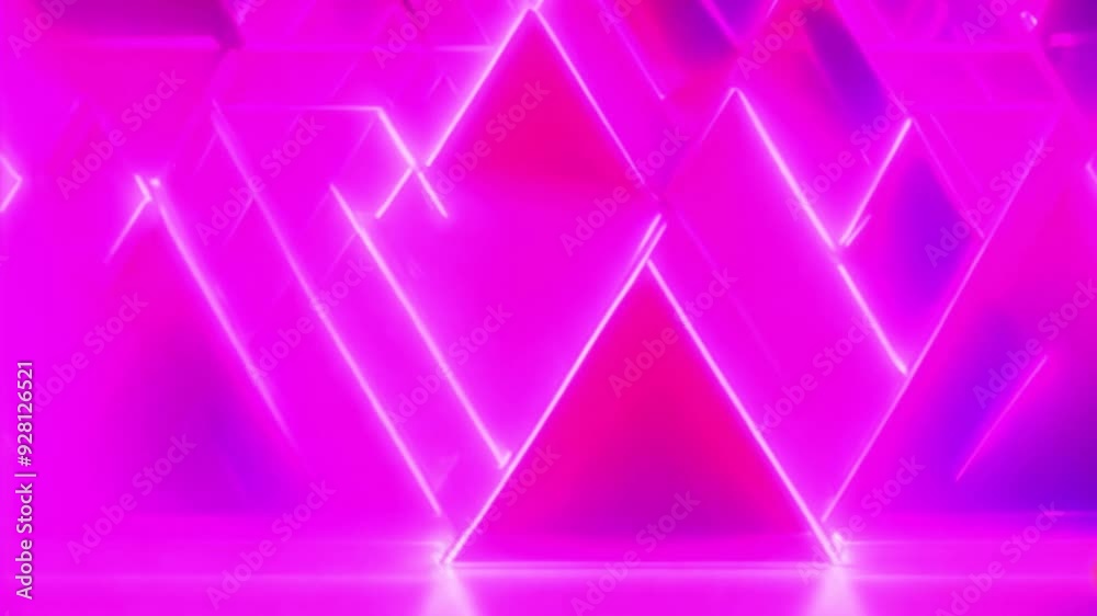 Dynamic EDM-inspired backdrop Render a continuous loop of glowing ...