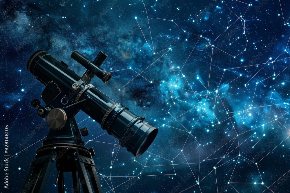 Telescope tracking of star signs involves the precise observation and ...