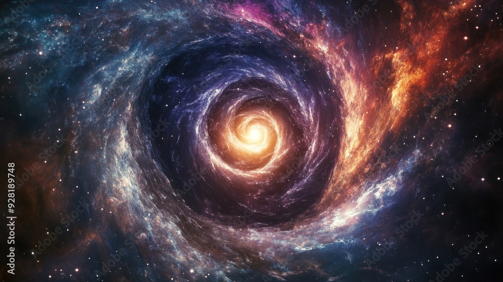 High resolution image of Spiral galaxy vortex for space vortex themed projects and research ...