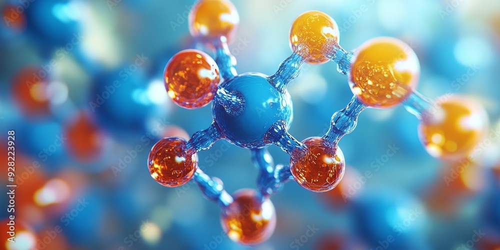 Visualizing the van der Waals structure of tirzepatide molecule in a 3D ...