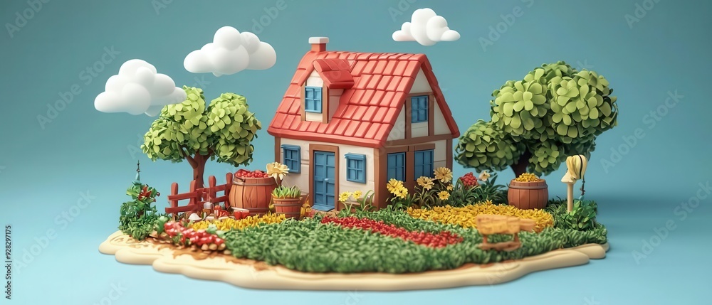 Crop rotation chart, strategic organic farming planning Stock ...