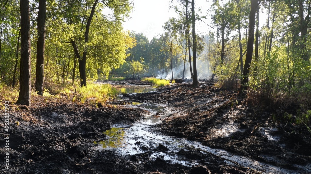 Forest fires can lead to soil erosion and water contamination, as the ...