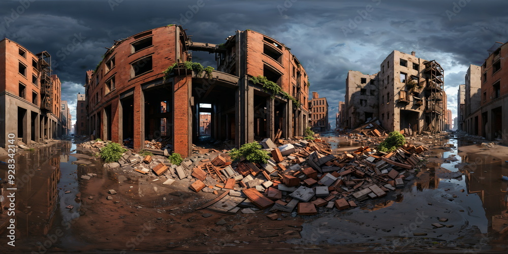 Full 360 degrees seamless spherical panorama HDRI equirectangular ...